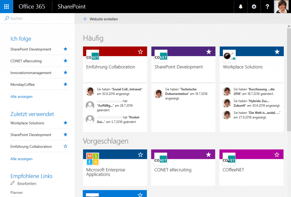 SharePoint für Anwender: Mit "SharePoint Home" den Überblick behalten ...