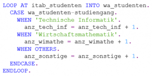 Programmieren mit SAP ABAP: Teil 4 - Bedingungen setzen mit IF und CASE ...